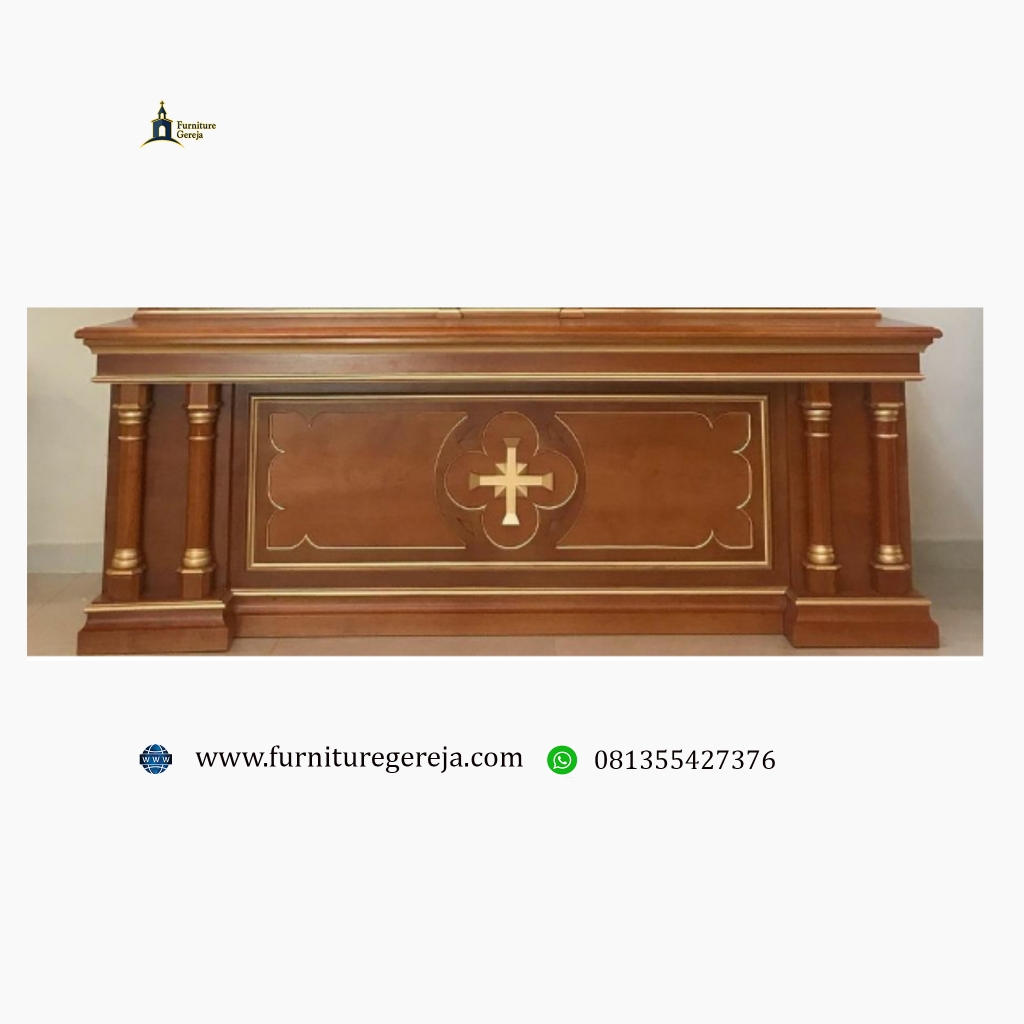 meja altar gereja HKBP minimalis | FURNITURE GEREJA