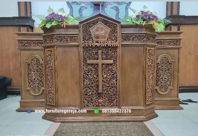 mimbar gereja besar minimalis | FURNITURE GEREJA